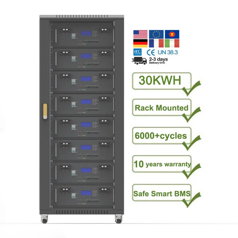 Dawnice 48V 600Ah 30kw Lithium Battery - Rack Mount Type