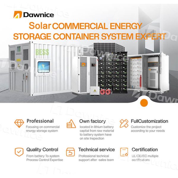 Dawnice 100 Kw 200 Kwh 300 Kwh 400 Kwh 500 Kw Battery Storage - Energy ...