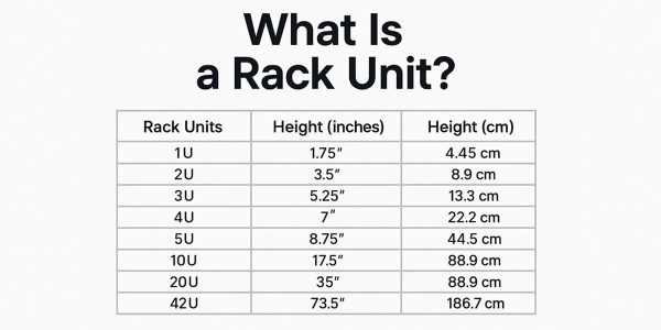 Rack Unit (U): Size, Height & Standard Rack Mount Dimensions Explained