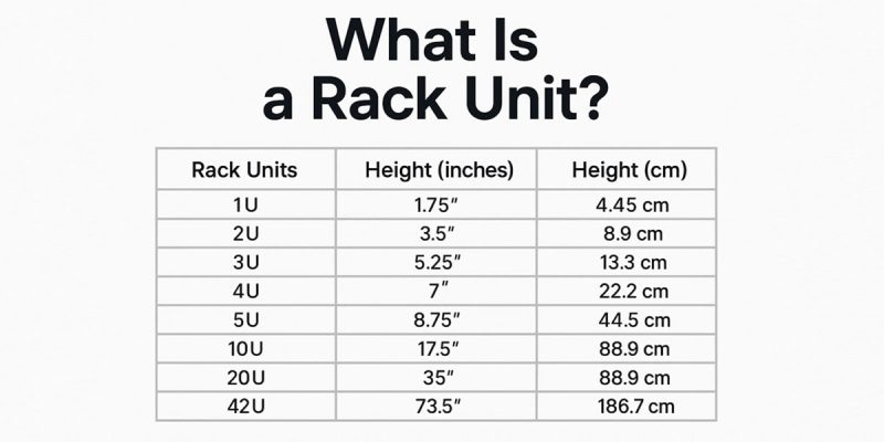 Rack Unit (U): Size, Height & Standard Rack Mount Dimensions Explained