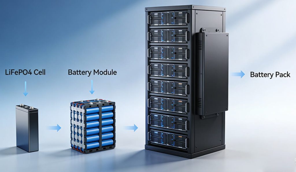 Battery Cell, Module, and Pack Explained Simply